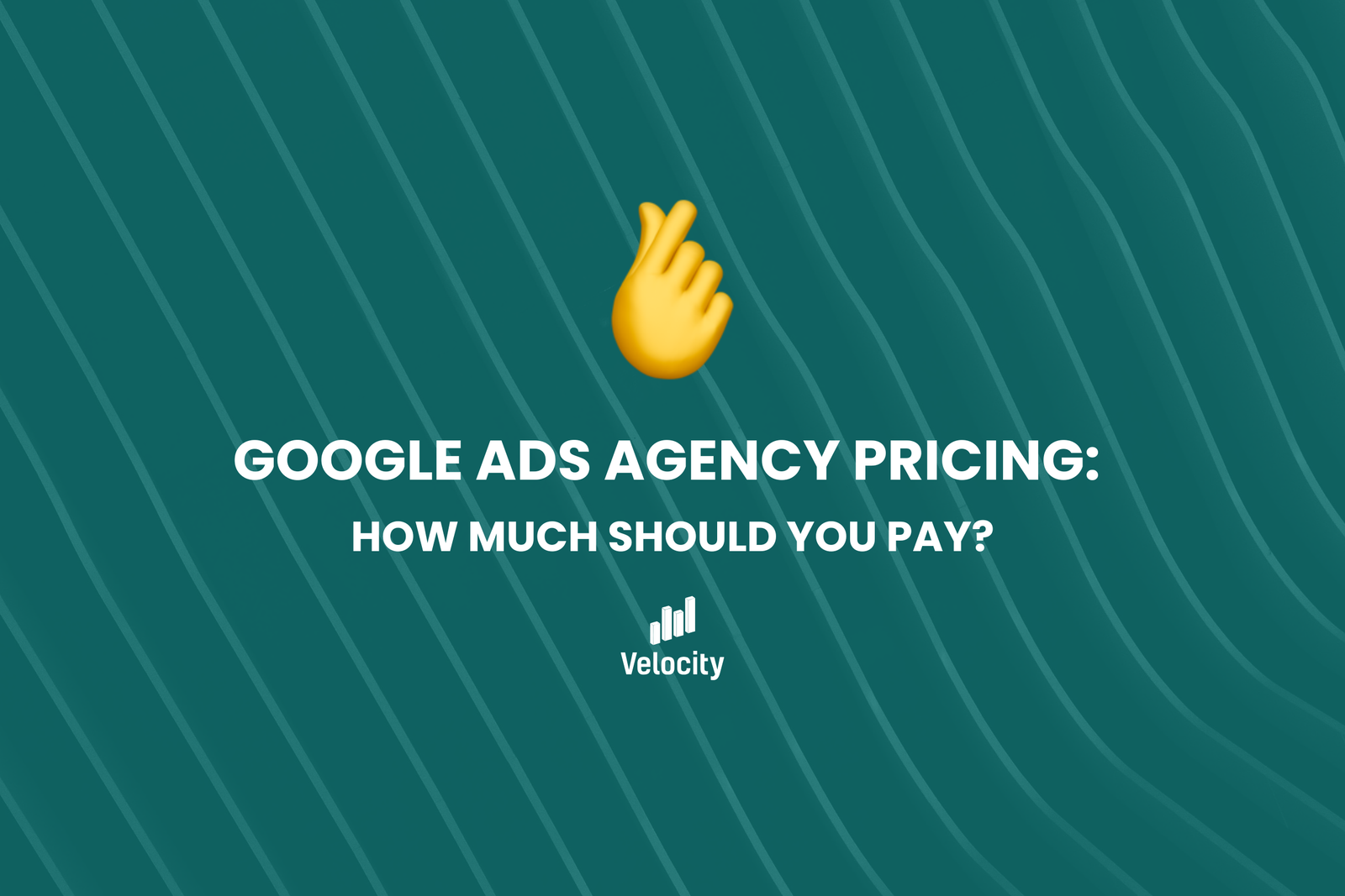 Google Ads Agency Pricing - How Much Should You Pay? - Velocity